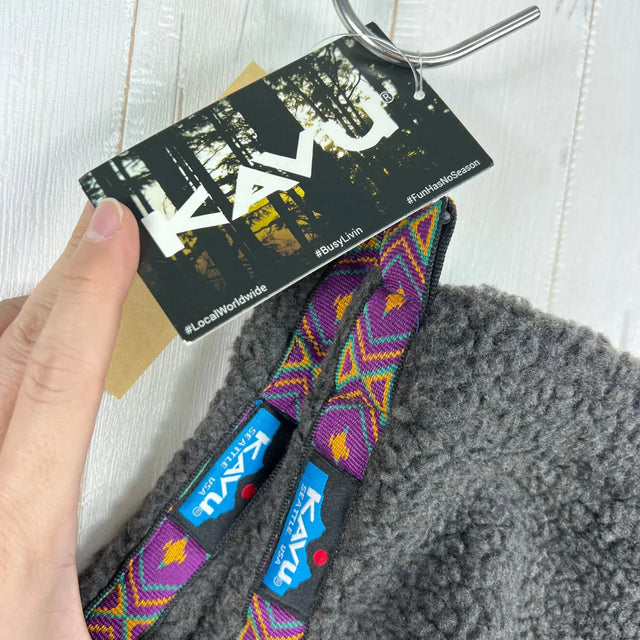 【Unisex M グレー系】 Kavu ( カブー ) ボアソックス Boa Socks 19821112 DARK GREY ...